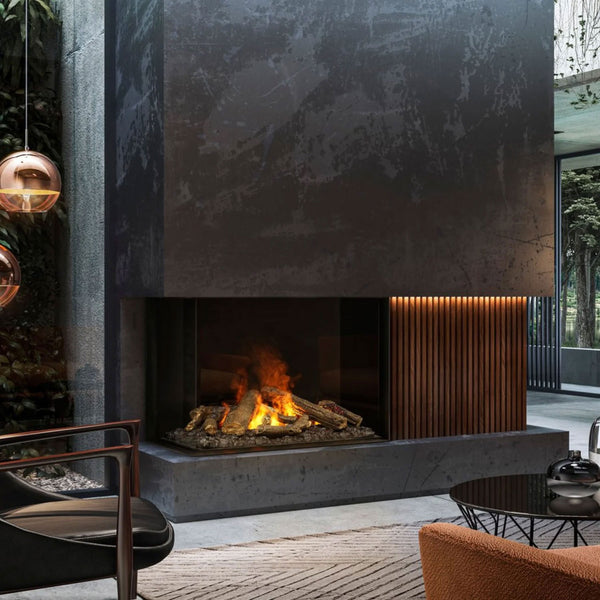 Dimplex Optimyst e-MatriX 37" Two-Sided Built-in Electric Firebox, Lef ...