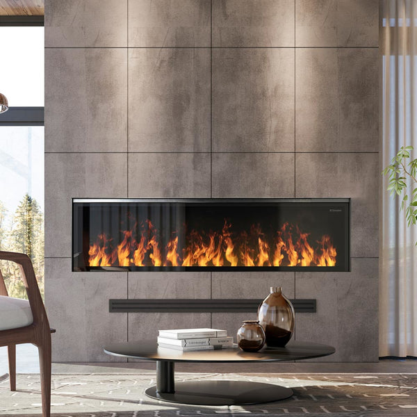 Dimplex Opti-Myst® 66" Linear Wall-Mount/Built-In Electric Fireplace ...