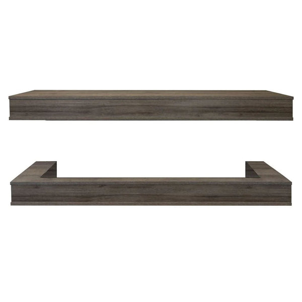 Modern Flames Driftwood Grey Finish OR60-MULTI Wall Mounted Cabinet ...