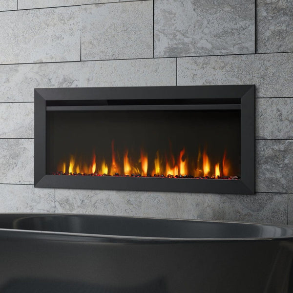 SimpliFire 40" Allusion Slim Wall Mount / Built-In Electric Fireplace ...