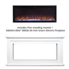 Touchstone Sideline Elite 50-inch Smart Electric Fireplace with Encase ...