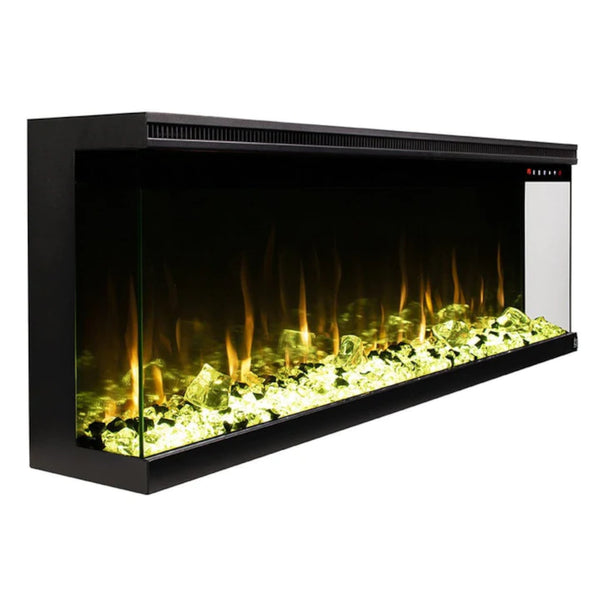 Touchstone Sideline Infinity 72" 3-Sided WiFi Enabled Smart Recessed E ...